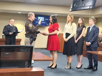 Diederich sworn in as sheriff of Williamson County, Illinois | News ...