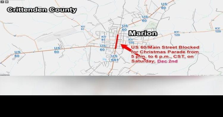 Marion, Kentucky Christmas parade to cause traffic delays on Saturday ...