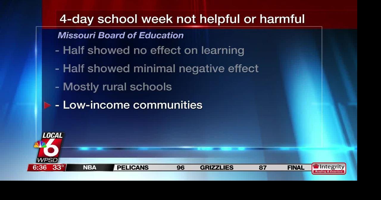 Missouri four day school weeks | Local News On Demand | WPSD Local 6
