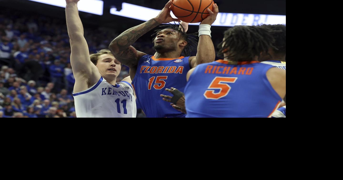 Koby Brea hits seven 3-pointers as No. 10 Kentucky hands No. 6 Florida ...