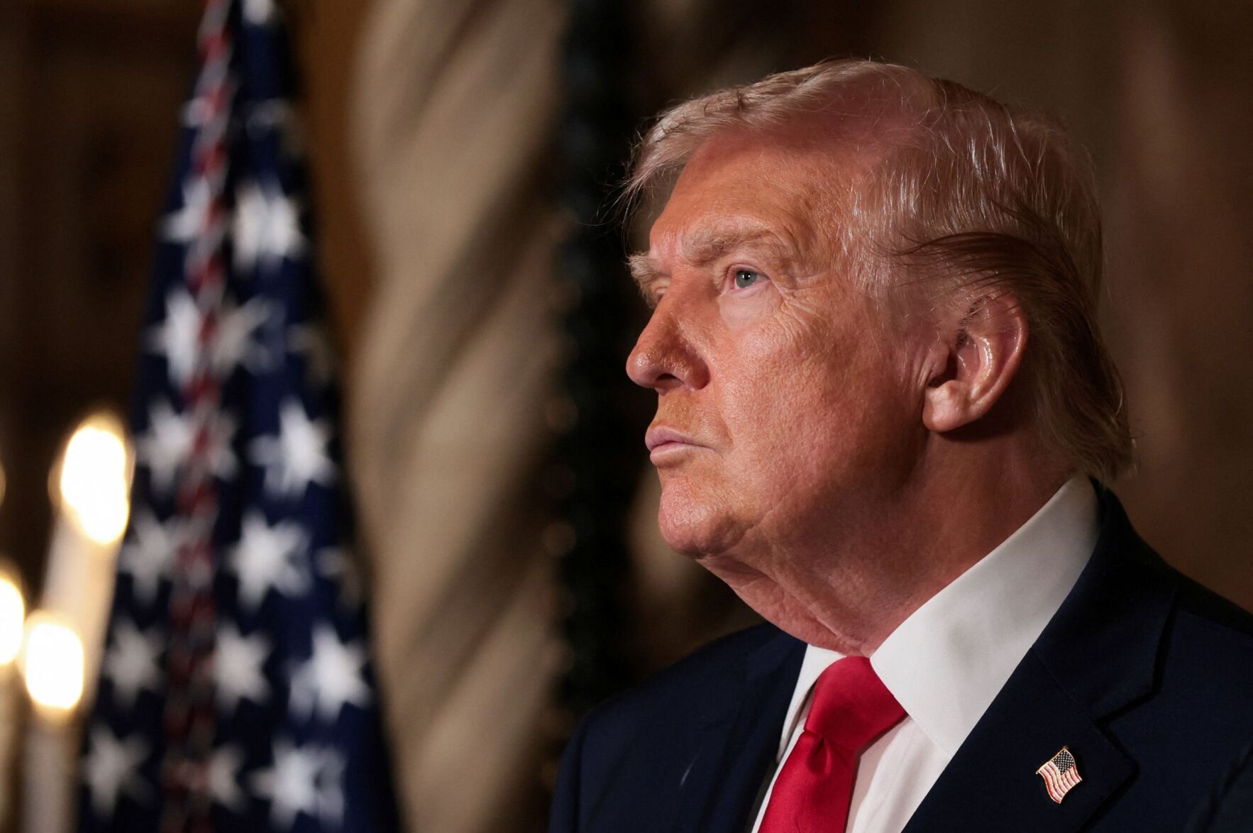 Trump bemoans destroyed reputations from Epstein files in first public ...