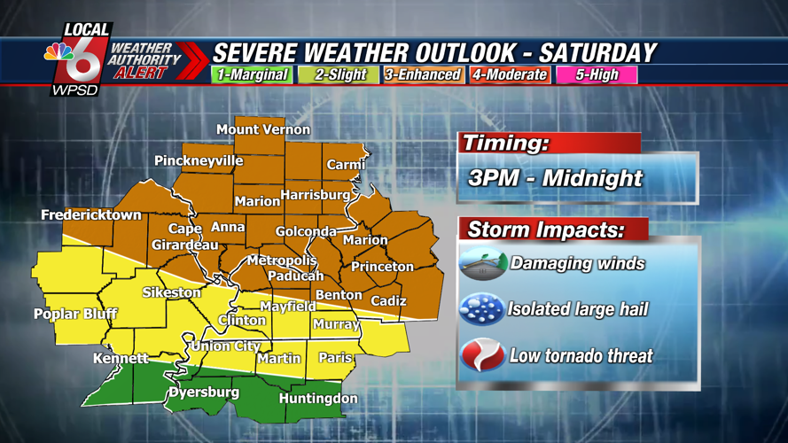 Weather Authority Alert for dangerous heat and possible severe storms ...