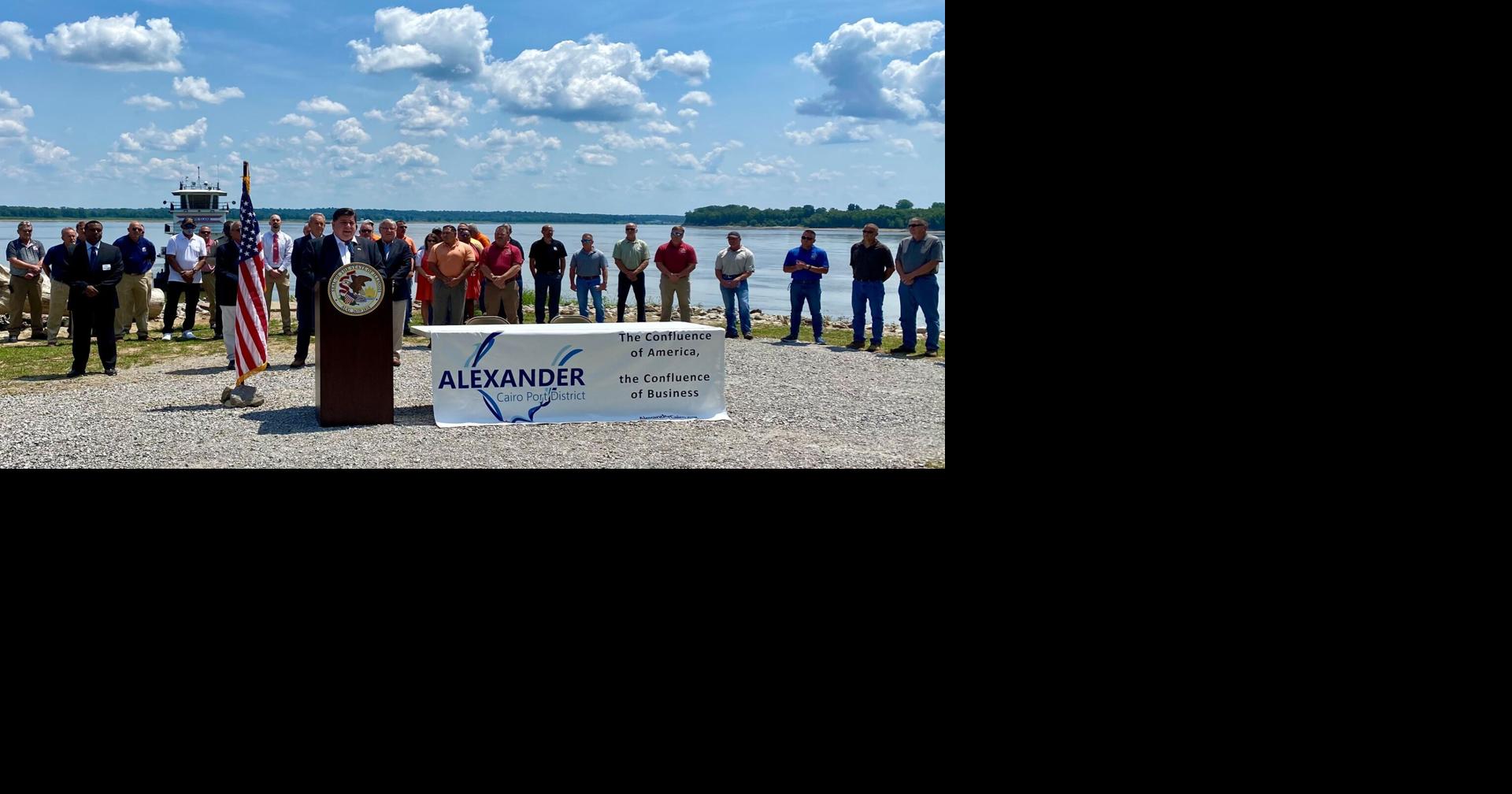 Gov. Pritzker visits Cairo, Illinois, as port project moves forward ...