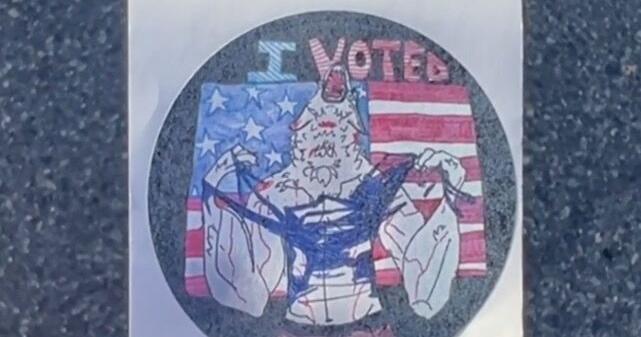 Michigan werewolf "I voted" election stickers being sold on eBay | News ...