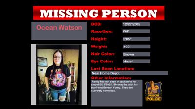 Paducah PD searching for missing woman — Ocean Watson | News | WPSD Local 6