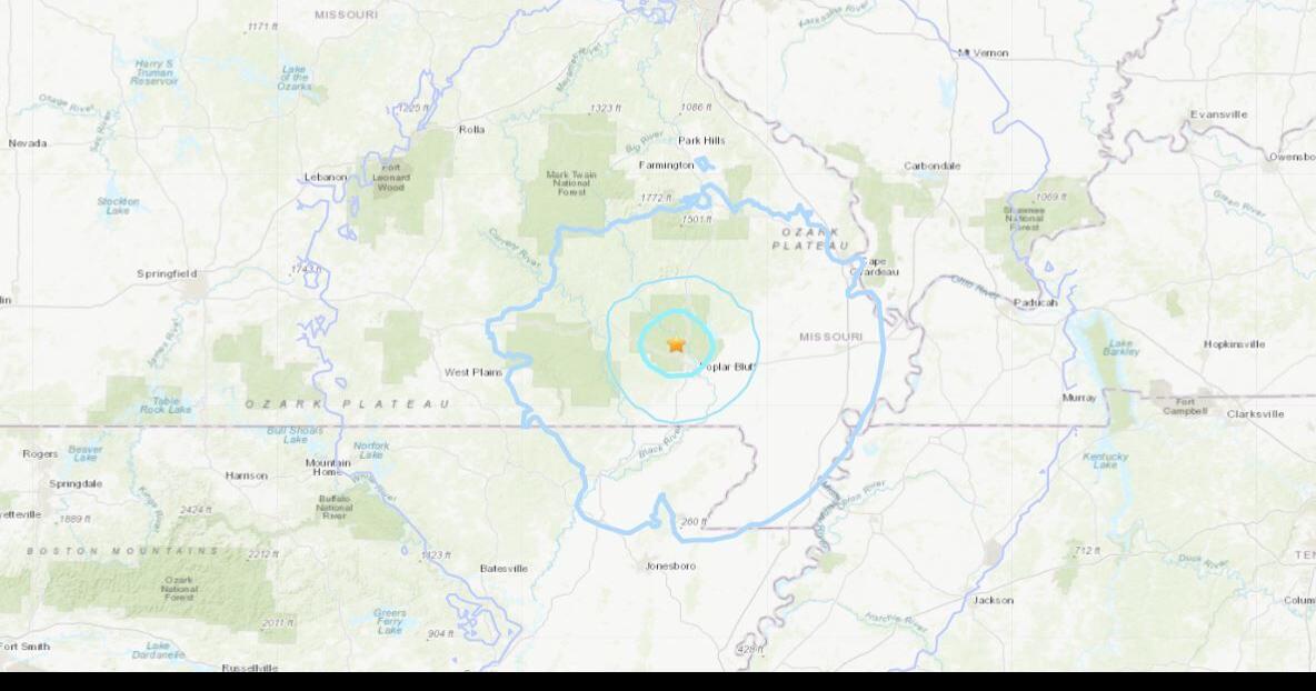 Earthquake reported in southeast Missouri | News | WPSD Local 6