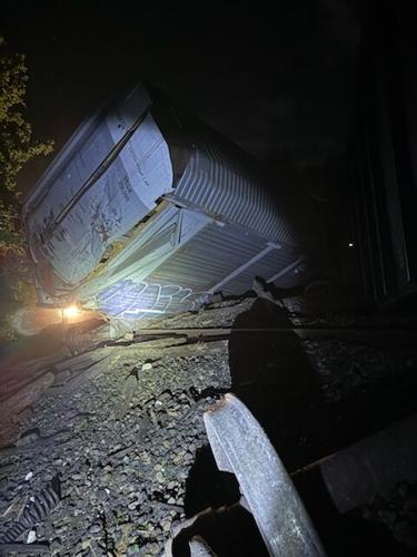 No threat of hazardous materials at train derailment, GCSO confirms ...