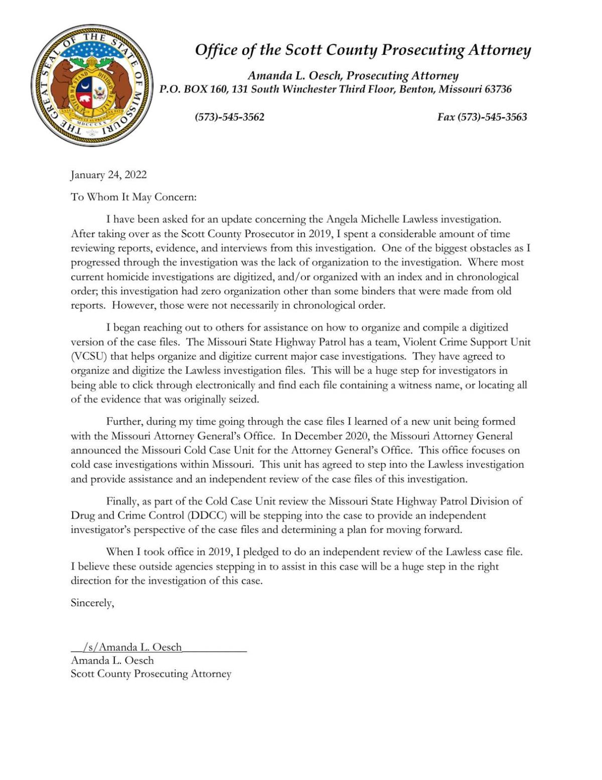 State investigators taking a new look into 30-year-old Mischelle ...