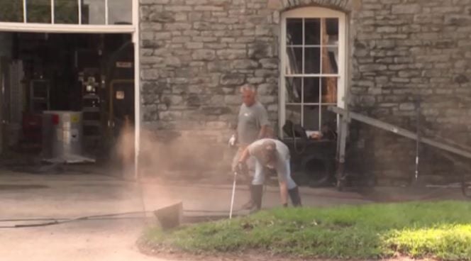 Flooding disrupts bourbon production in Kentucky distillery | Kentucky ...