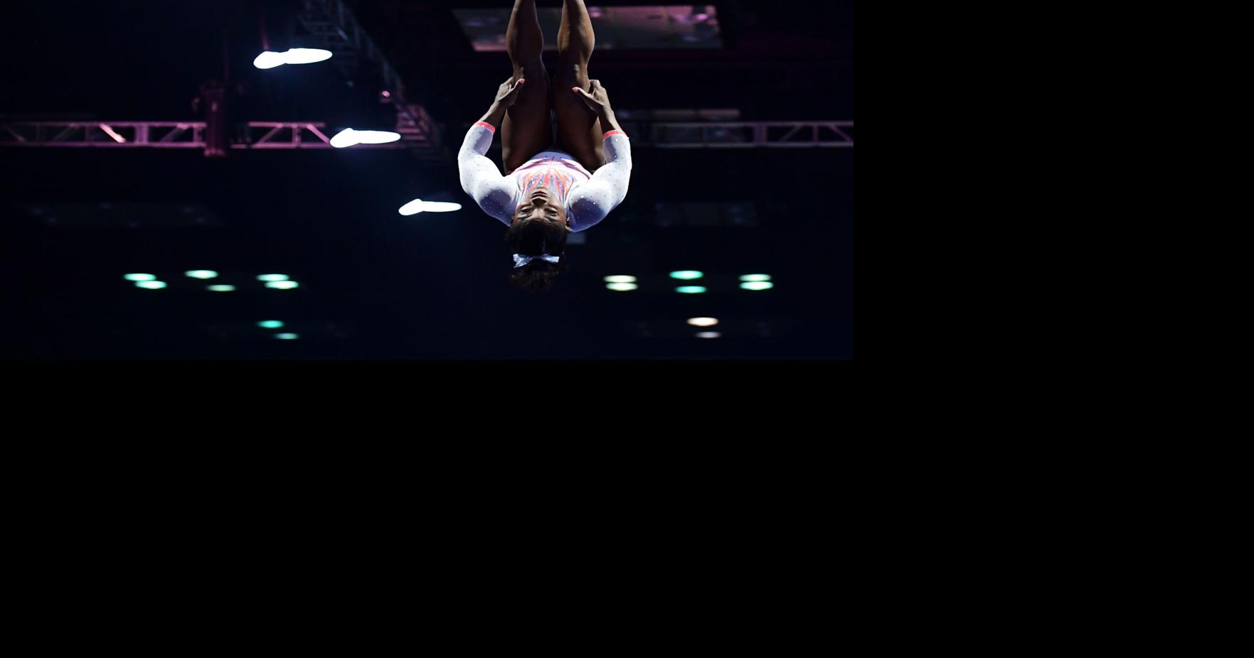 Simone Biles becomes first woman to land Yurchenko double pike in ...