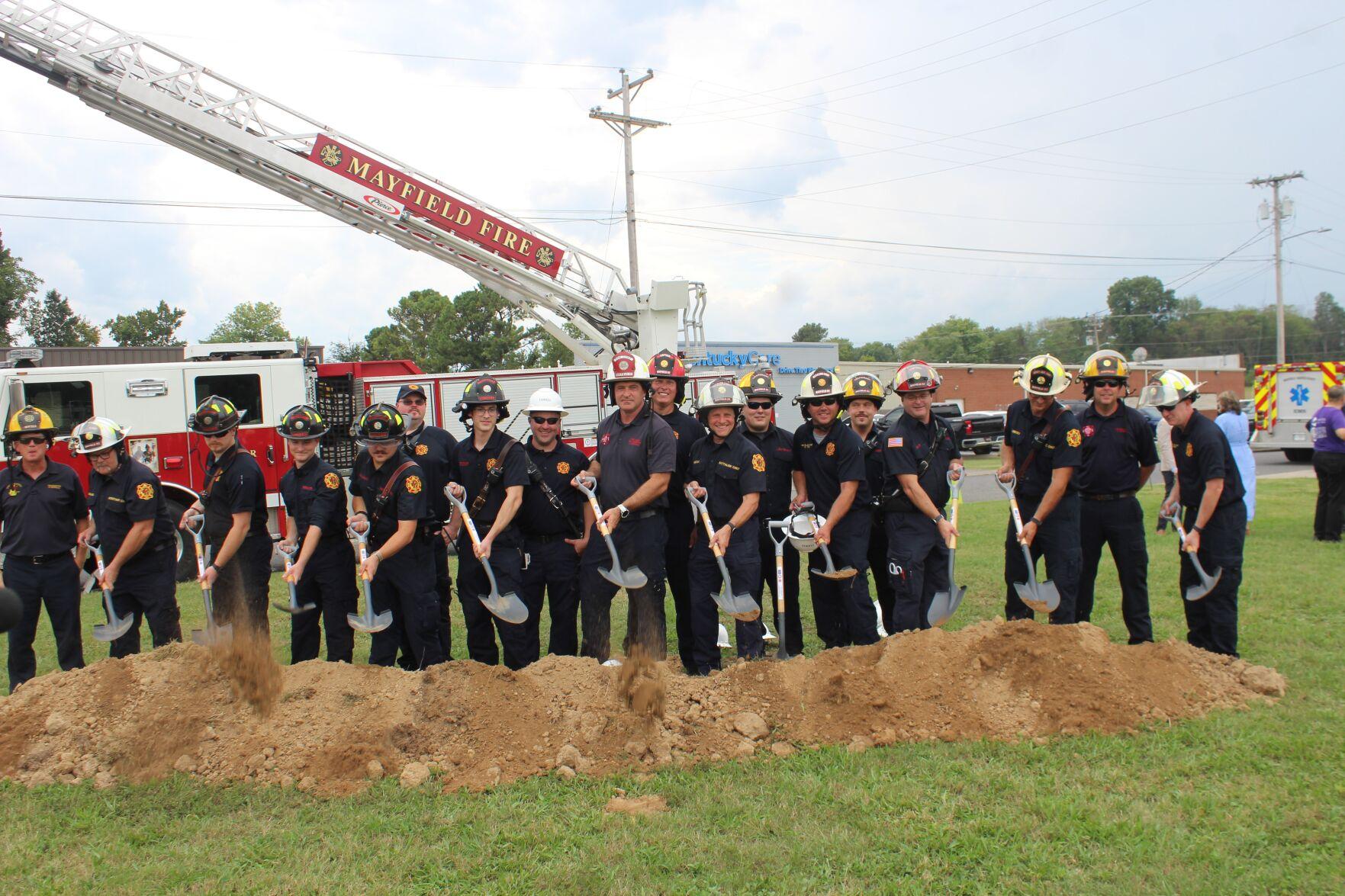 Mayfield Fire Station 1 breaks ground while echoing spirit of community ...
