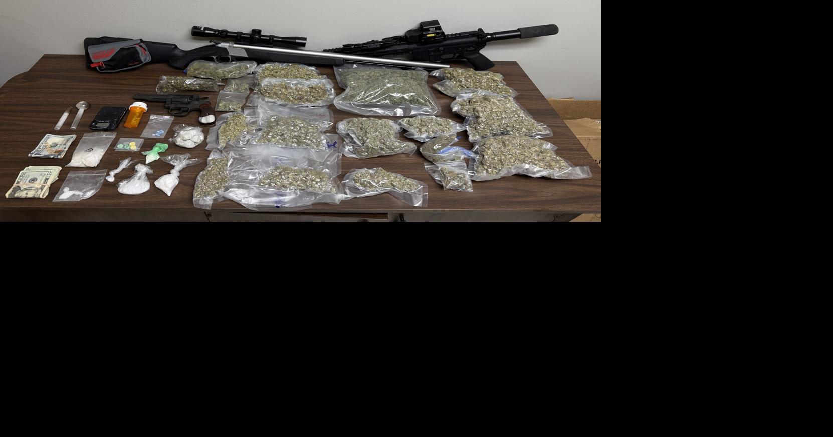 Search warrant leads to large amount of drugs, firearms in Murray ...