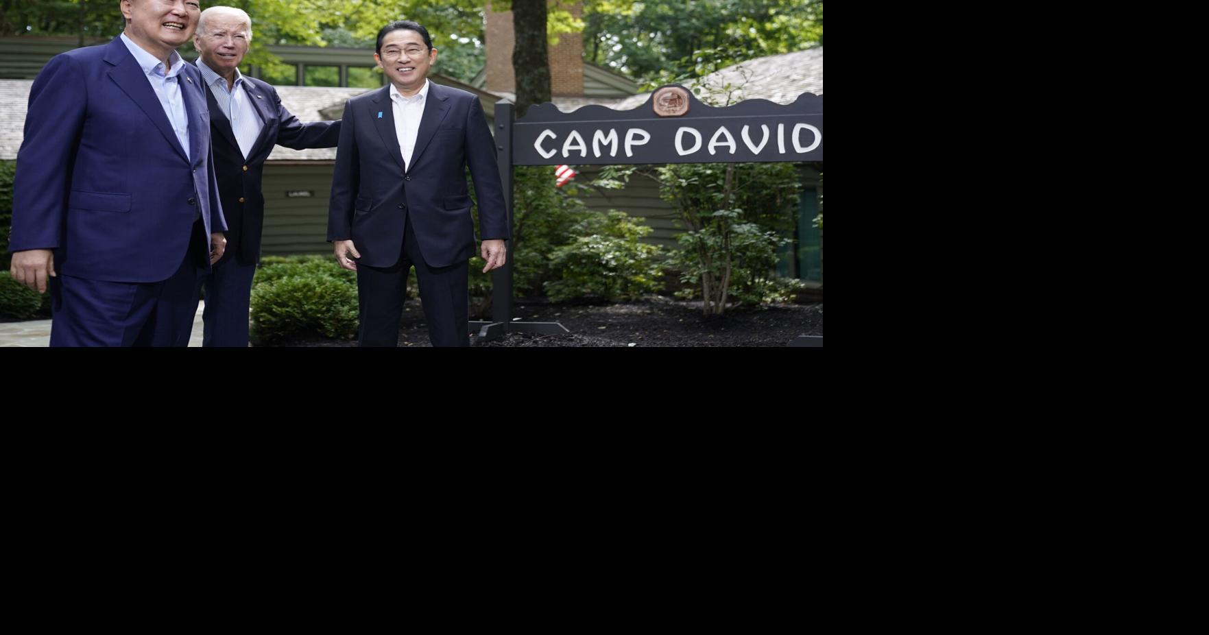 Biden turns to Camp David diplomacy for first-ever trilateral summit ...