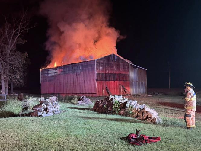 CCFR contains Friday tobacco barn fire, no injuries reported | News ...