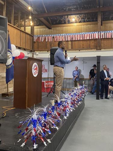 Daniel Cameron makes campaign rounds in west Kentucky before Fancy Farm ...