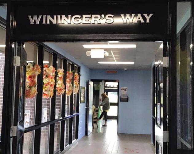 Hallway in Central Elementary School dedicated to special needs ...