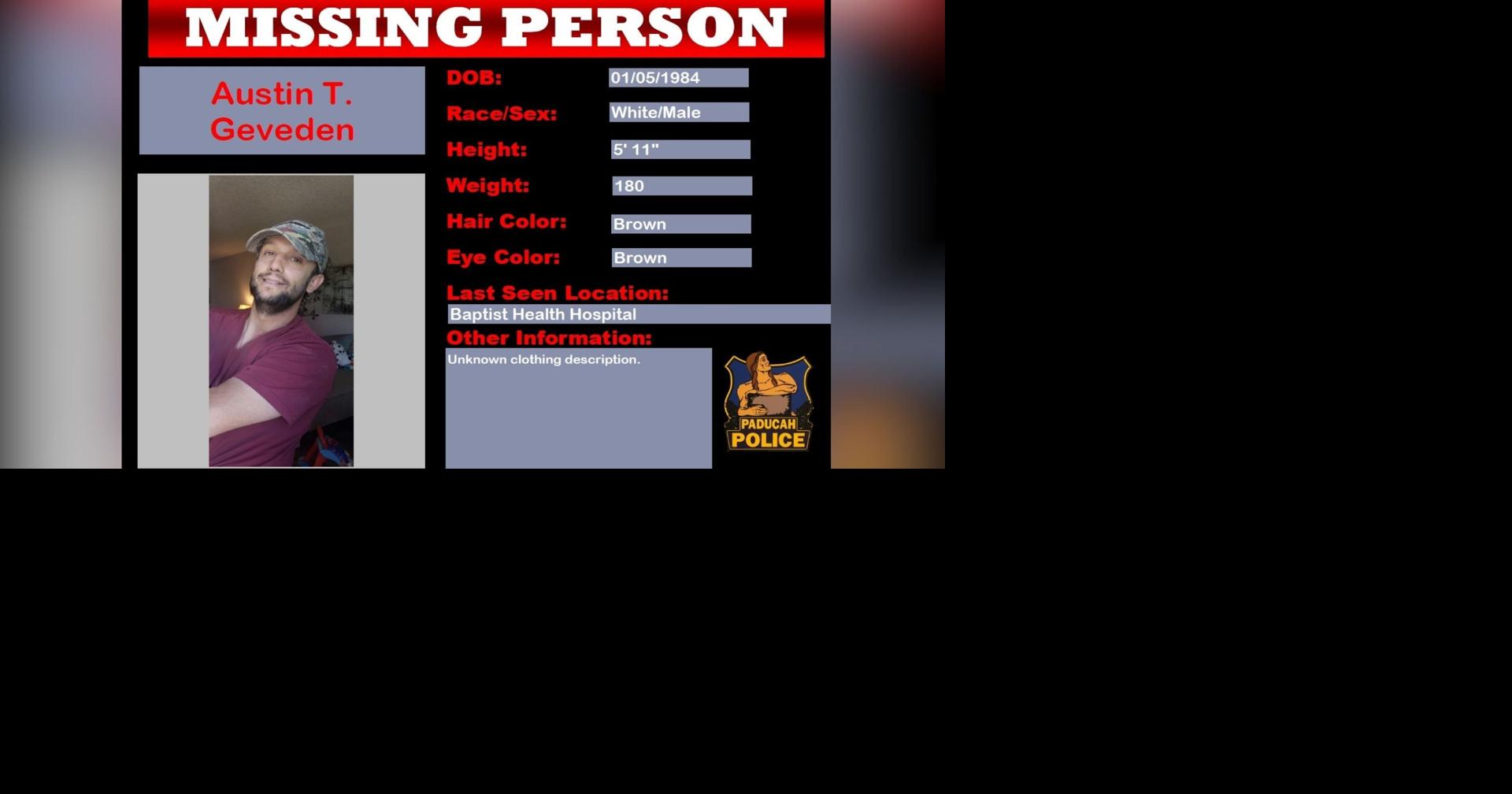 Paducah Police seeking public assistance in locating missing man | News ...