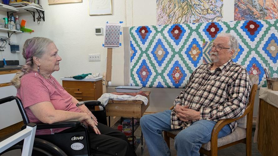 Paducah artist receives unique device to continue painting after injury ...