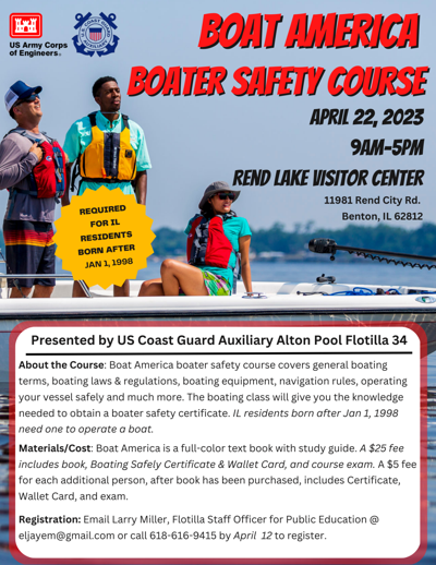Boating safety class offered at Rend Lake Visitor Center | News | WPSD ...