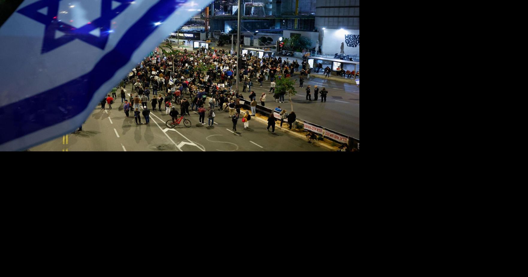 Israeli police arrest relatives of Gaza hostages during Tel Aviv ...