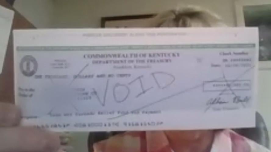 Northern Kentucky woman receives west Kentucky tornado relief check ...