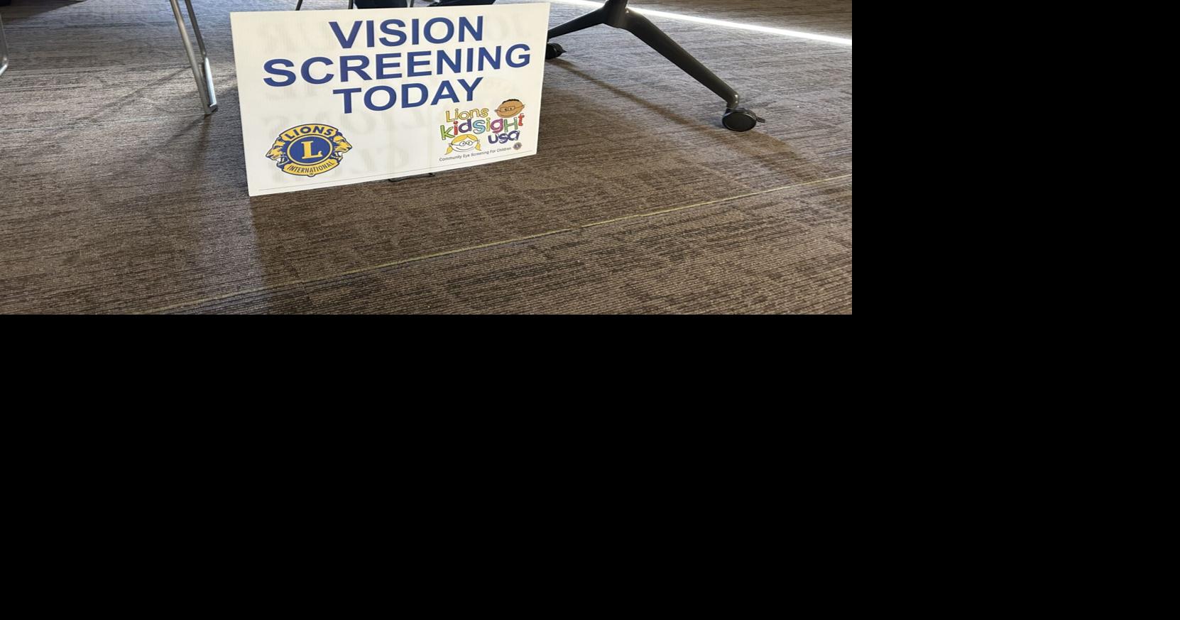 Local Lions Club hosts free vision screening for children at library ...
