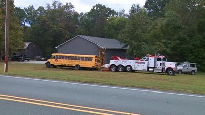 School bus carrying more than a dozen students crashes in North ...
