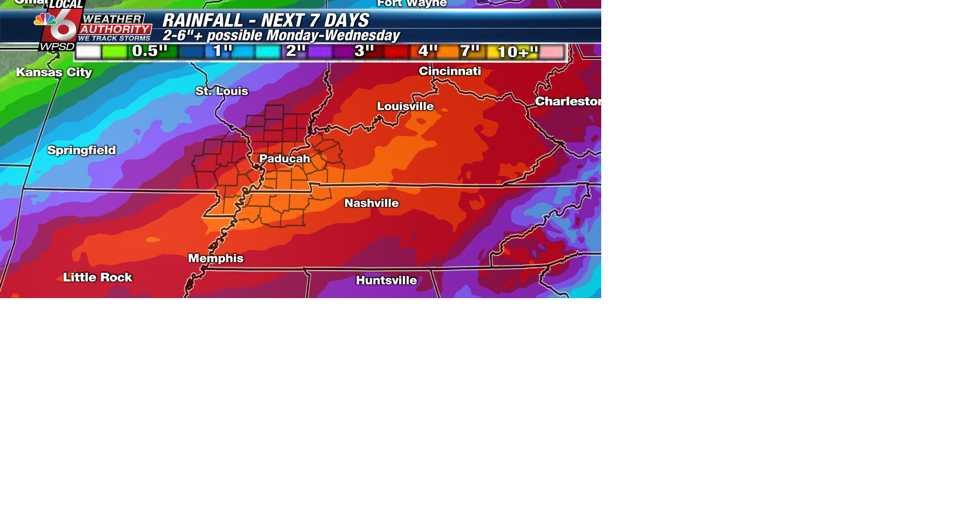 Tracking potential for heavy rain next week | Local News | WPSD Local 6