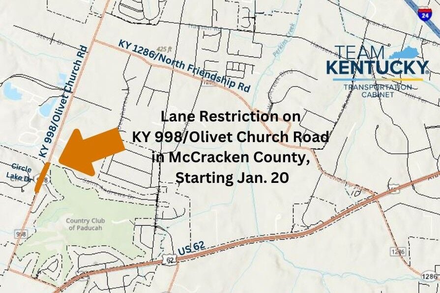 KYTC reminder: Lane restriction planned on Olivet Church Road | News ...