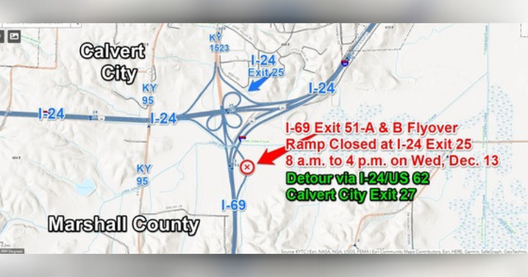 Kentucky Transportation Cabinet plans daytime closure of northbound I ...