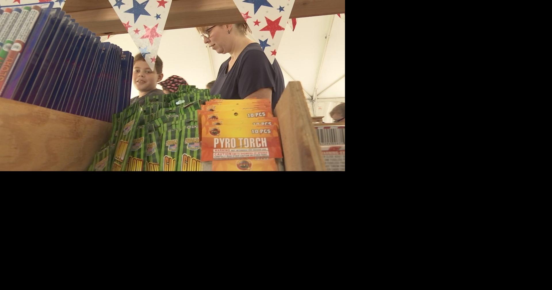 Last-minute shopping: Owner of local firework tent says Independence ...