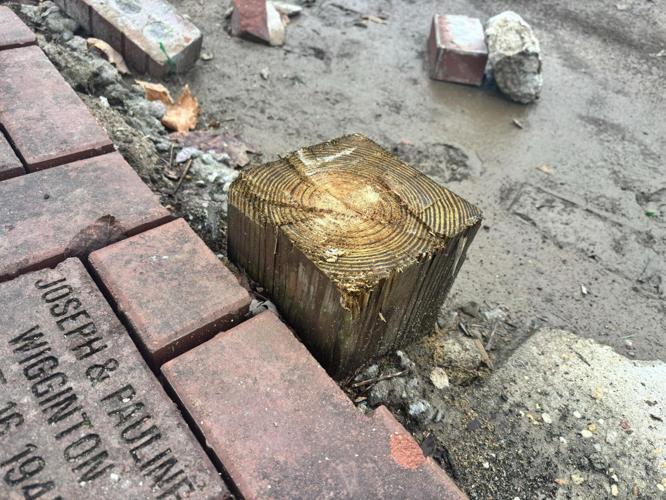 Brick memorial to be removed from old Crittenden County Courthouse lot ...