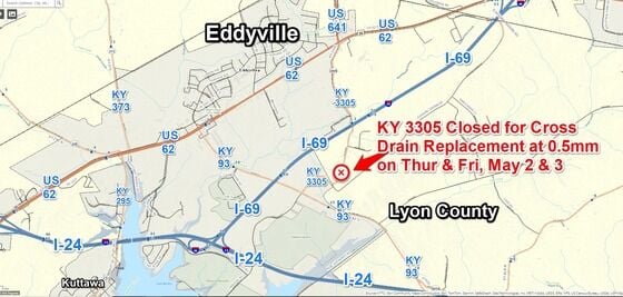 KYTC plans upcoming road closures for Lyon County | News | WPSD Local 6