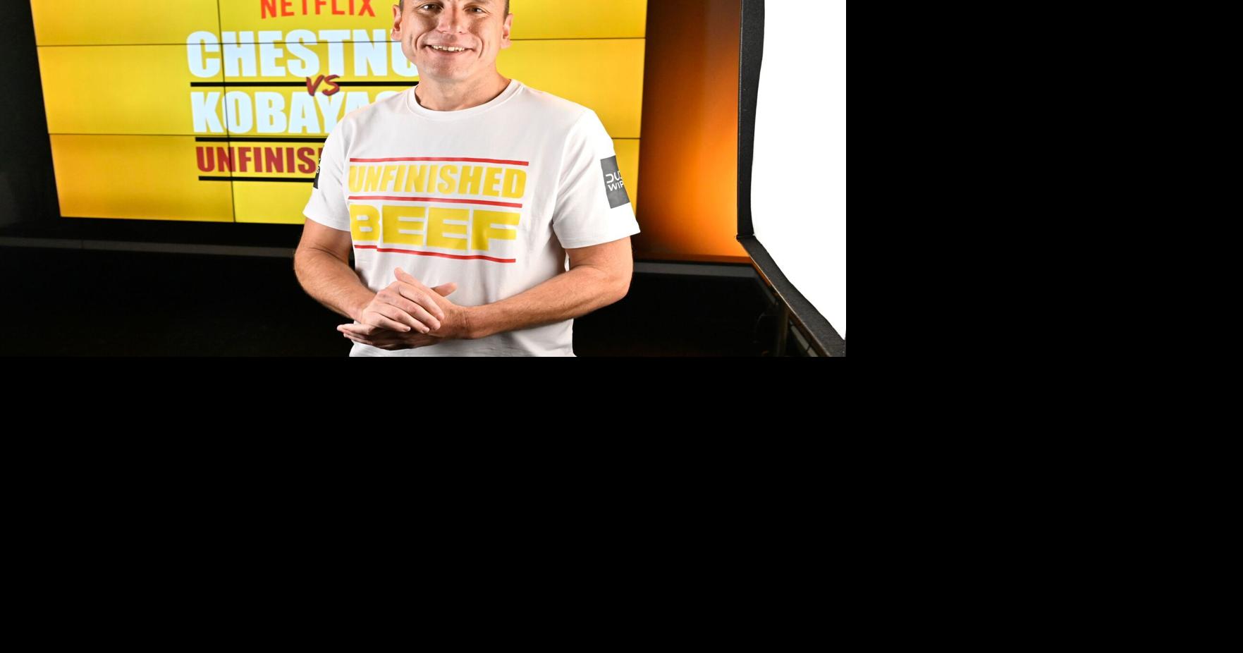 Joey Chestnut breaks own world record, beating rival Takeru Kobayashi ...