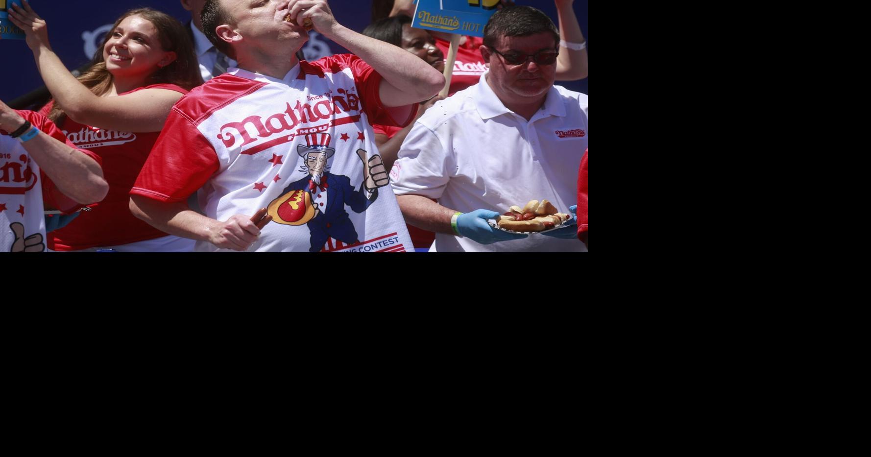 Patrick Bertoletti wins Nathan’s Famous International Hot Dog Eating ...