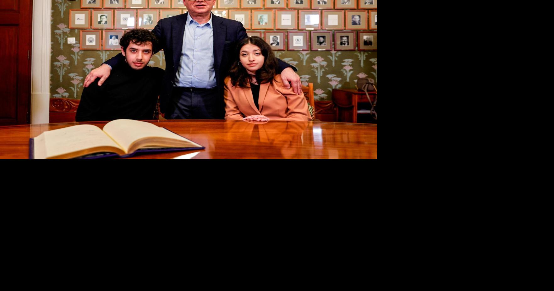 As they prepare to accept her Nobel prize, jailed activist’s children ...