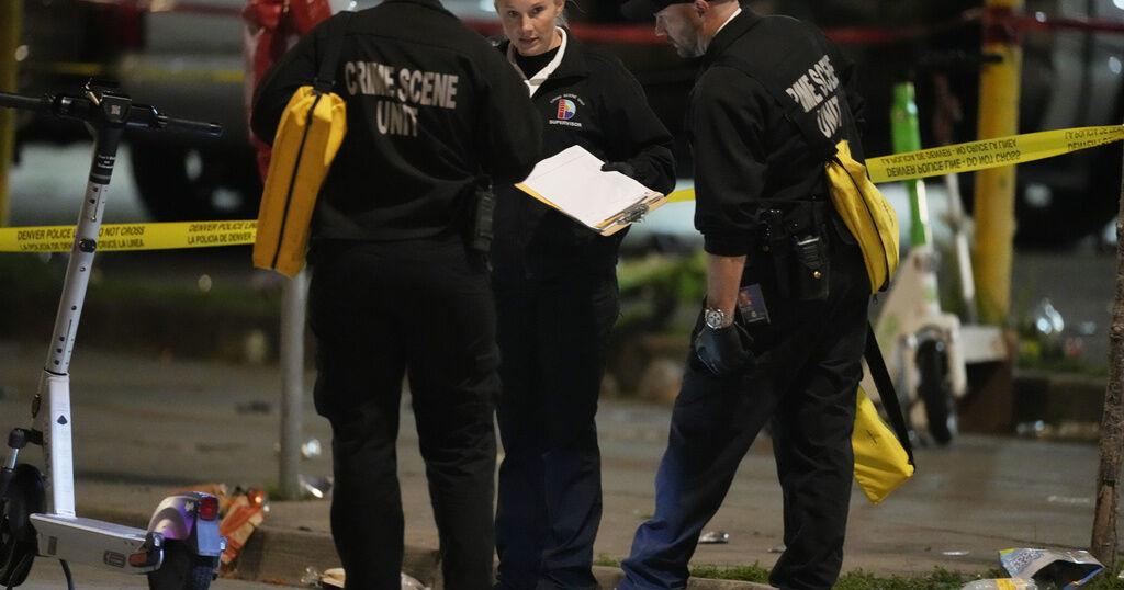 10 wounded in Denver mass shooting after Nuggets win and suspect taken ...