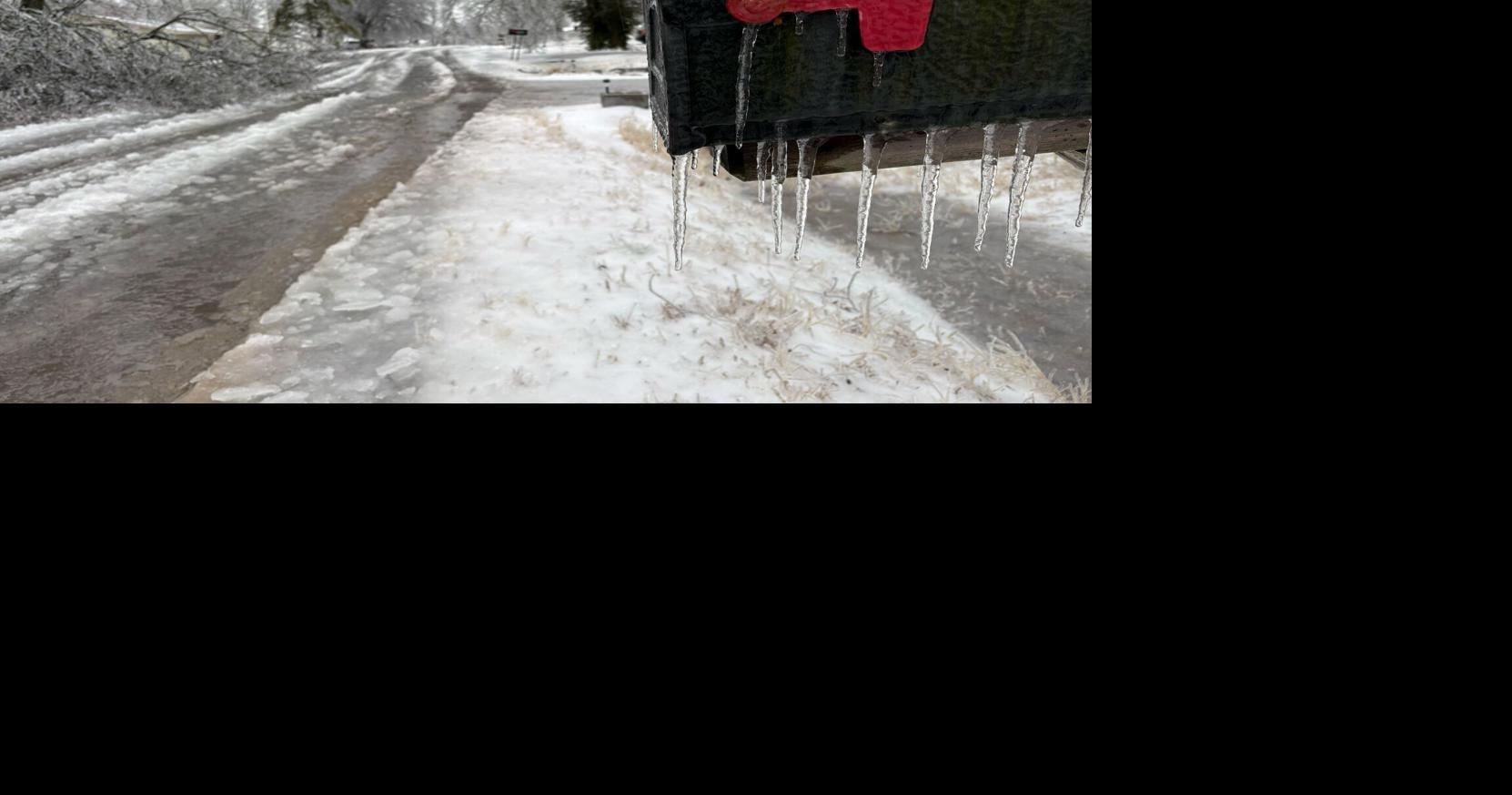 Massive winter storm dumps sleet, freezing rain and snow around much of ...