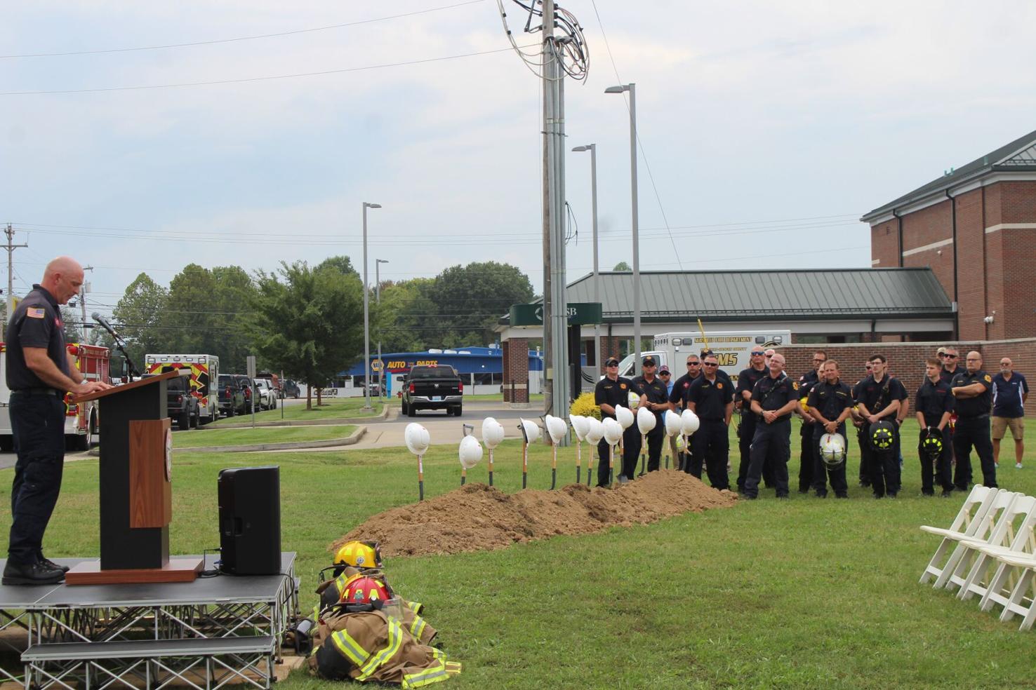 Mayfield Fire Station 1 breaks ground while echoing spirit of community ...