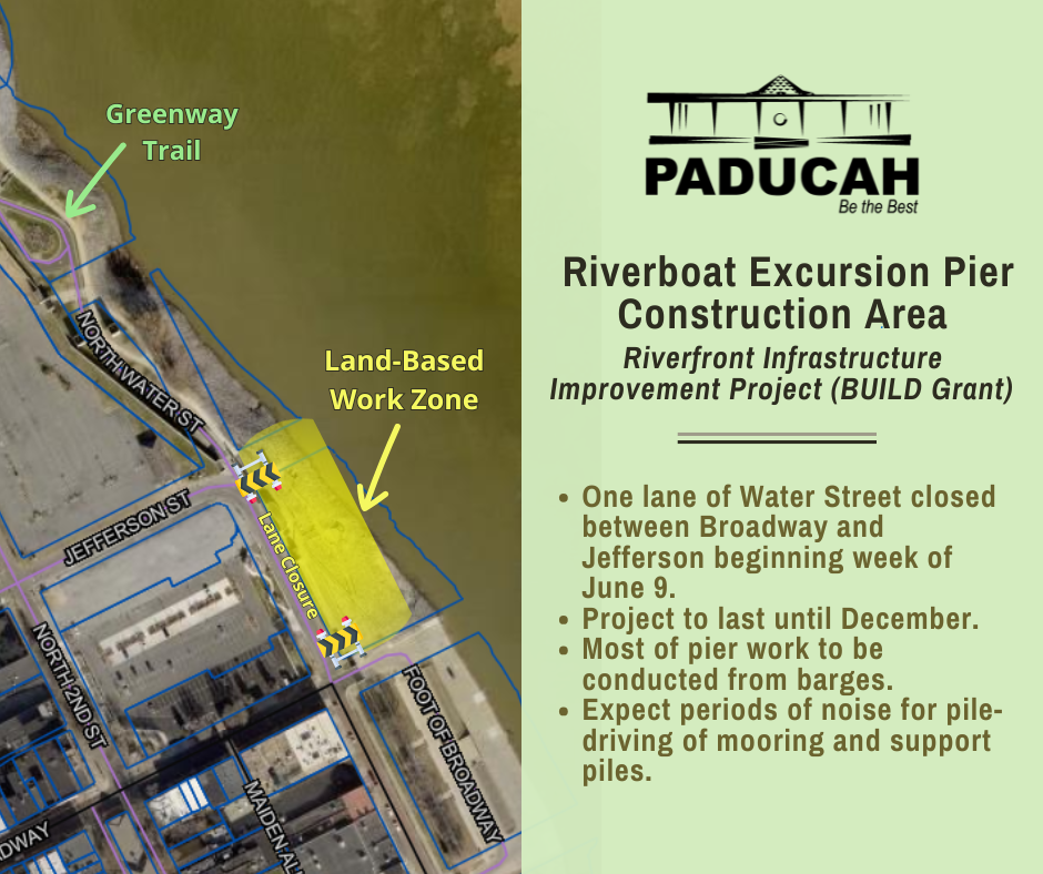 City of Paducah: New phase of riverfront project to start Monday | News ...