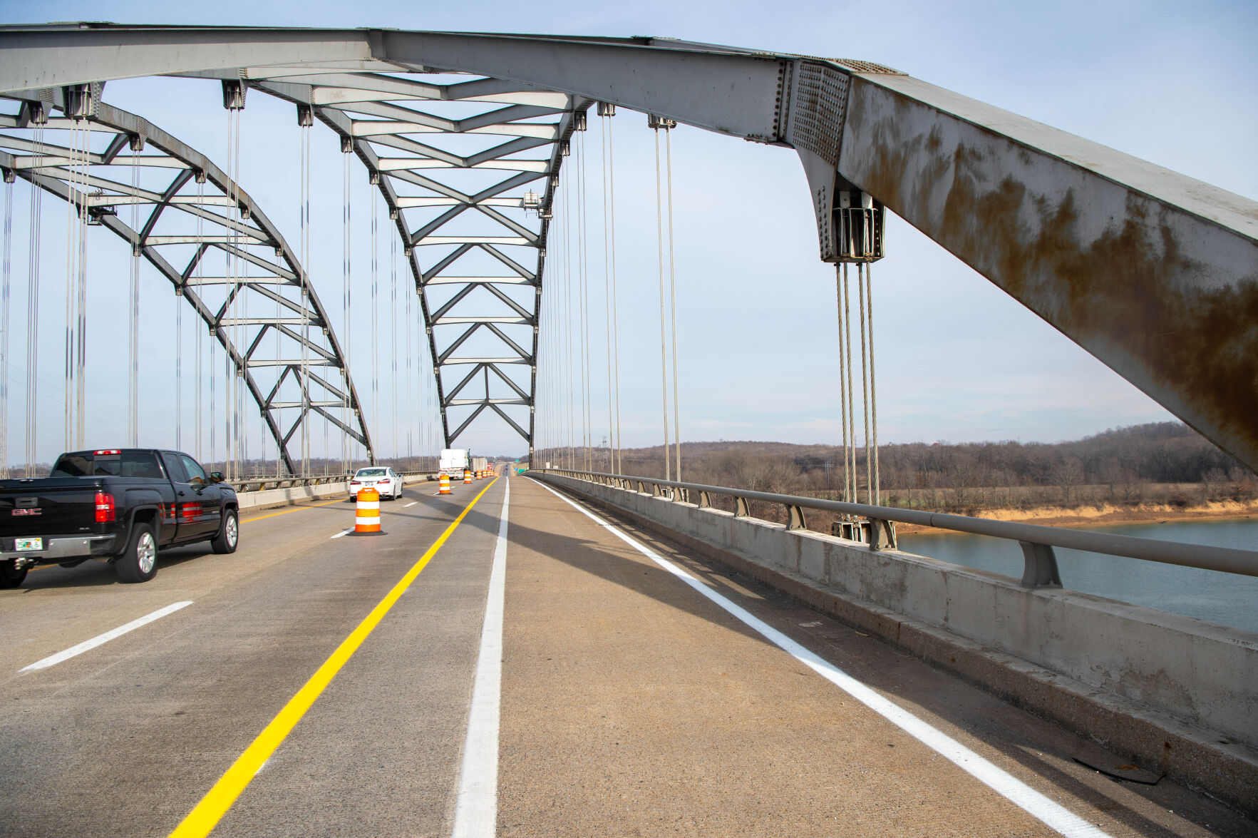 Restriction in place I-24 near Kentucky Dam as a long term work zone ...