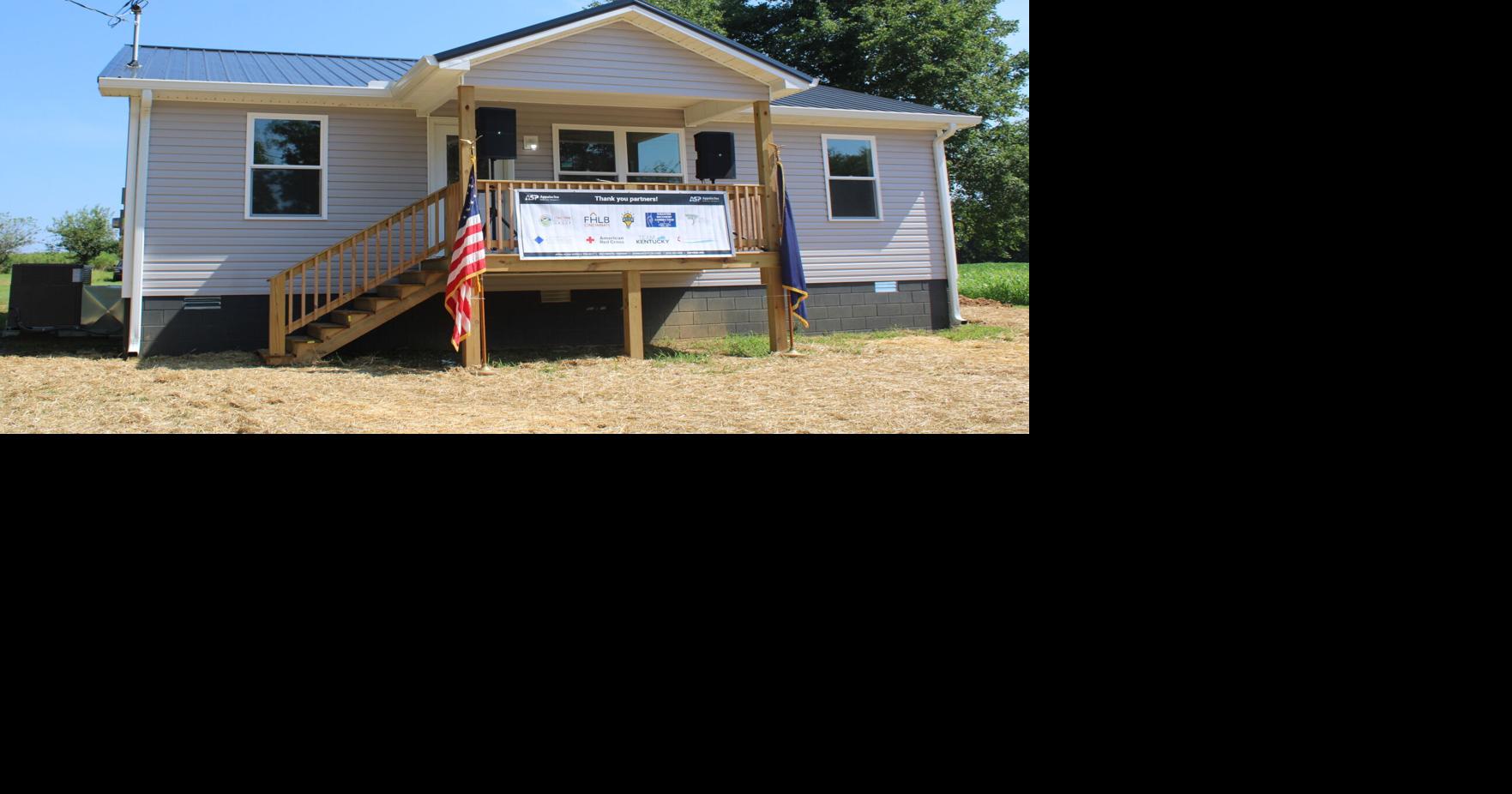 Mayfield residents celebrate construction of new homes more than two ...
