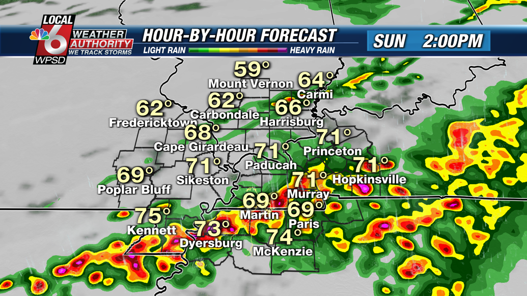 Severe storms and gusty winds for Mother's Day | News | WPSD Local 6