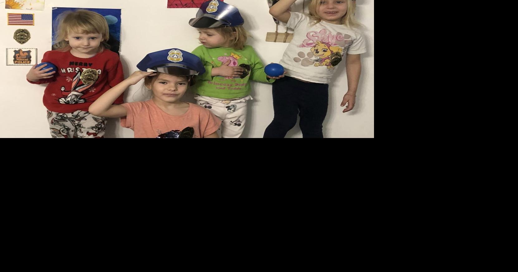 Paducah Police donate toys, police hats to Ukrainian refugee children ...