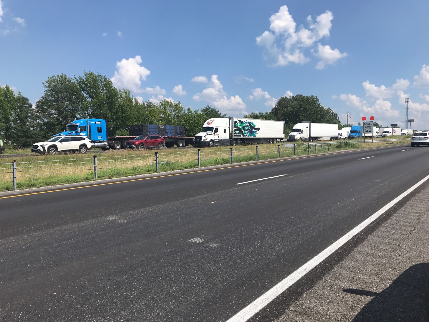 MCSO: Westbound I-24 reopens after multi-vehicle, semi collision | News ...