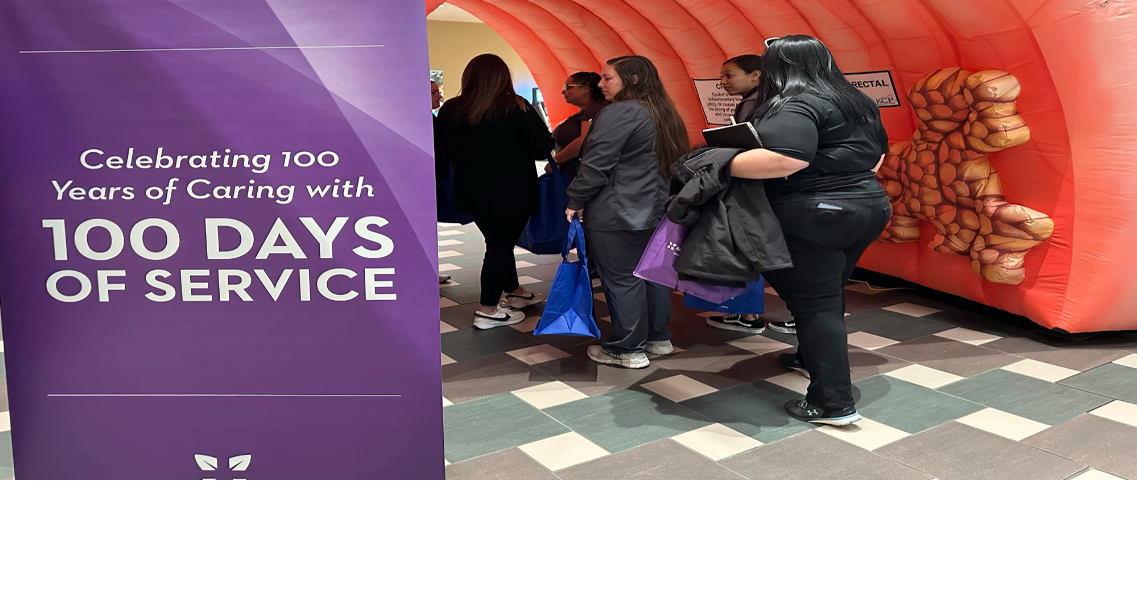 Local hospital raises Colon Cancer awareness with giant inflatable ...