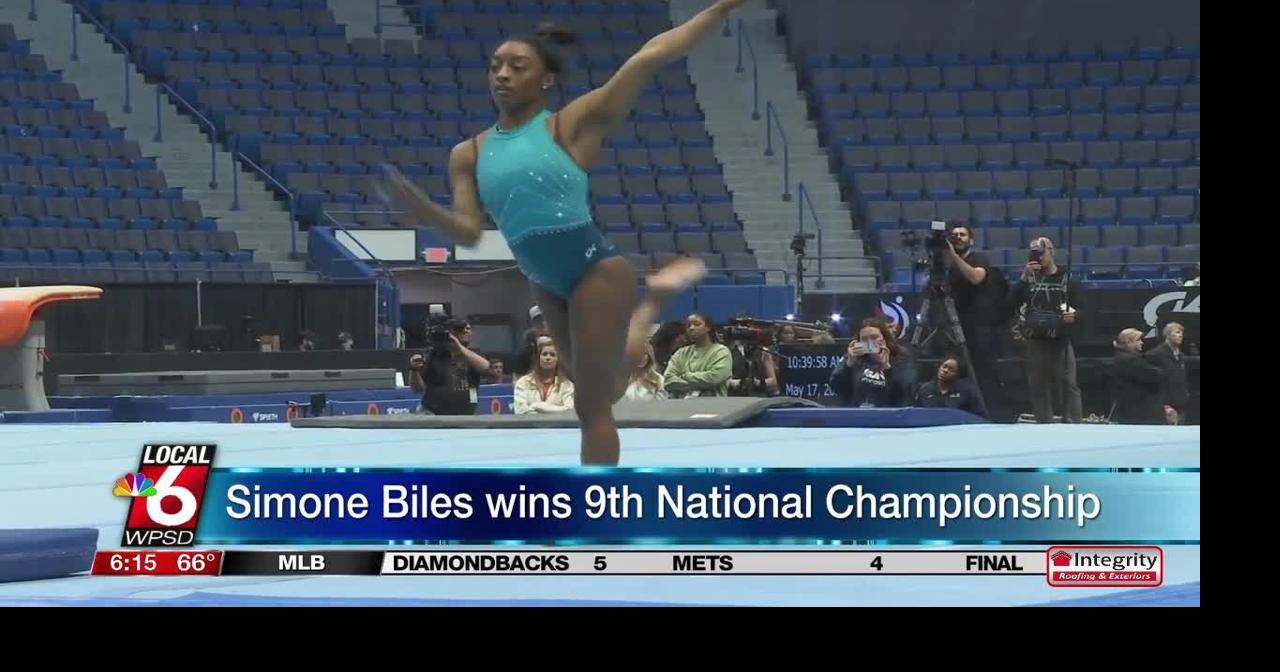 Simone Biles Wins 9th Championship | Local News On Demand | WPSD Local 6