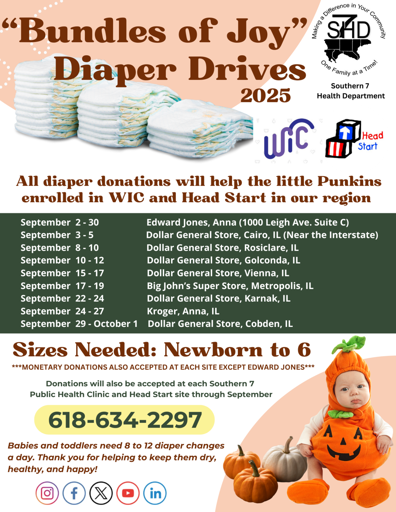 "Bundles of Joy" Diaper Drives kick off September 2 | Community | WPSD ...