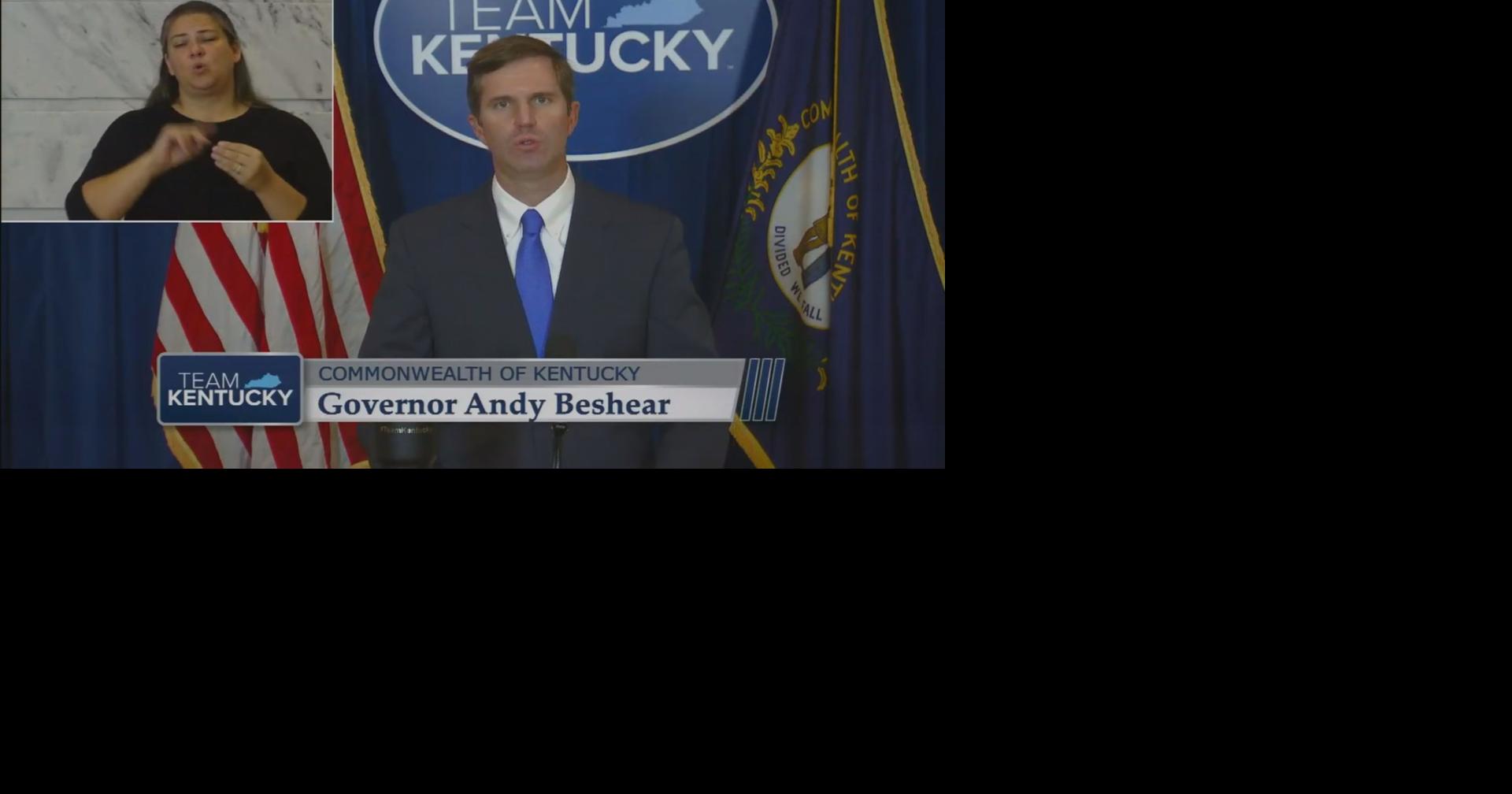 Gov. Andy Beshear says Kentucky will be stepping up mask enforcement ...