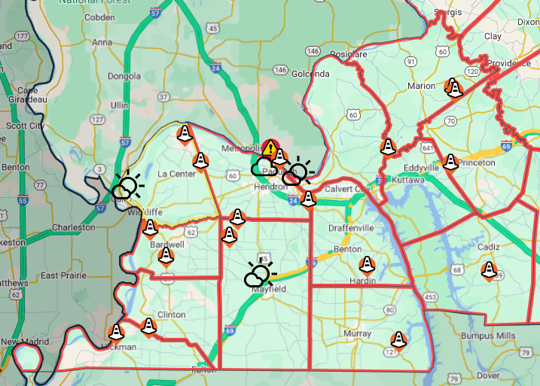 Road conditions in the Local 6 region | News | WPSD Local 6